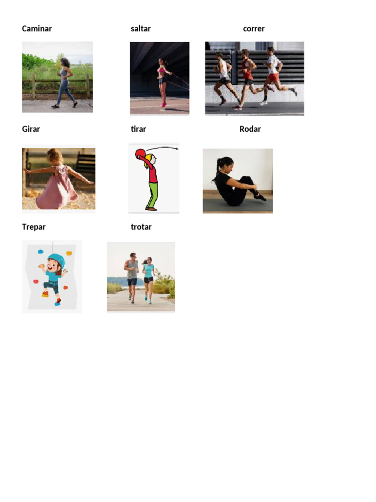 Caminar Saltar Correr | PDF