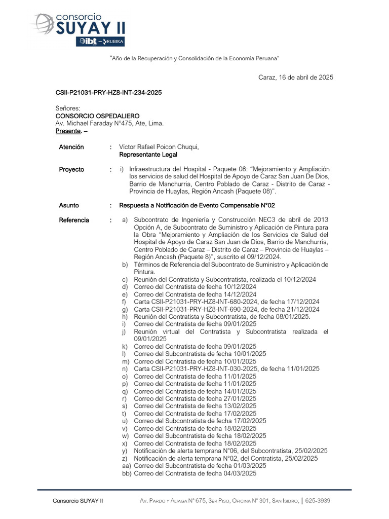 Csii P21031 Pry HZ8 Int 234 2025 | PDF