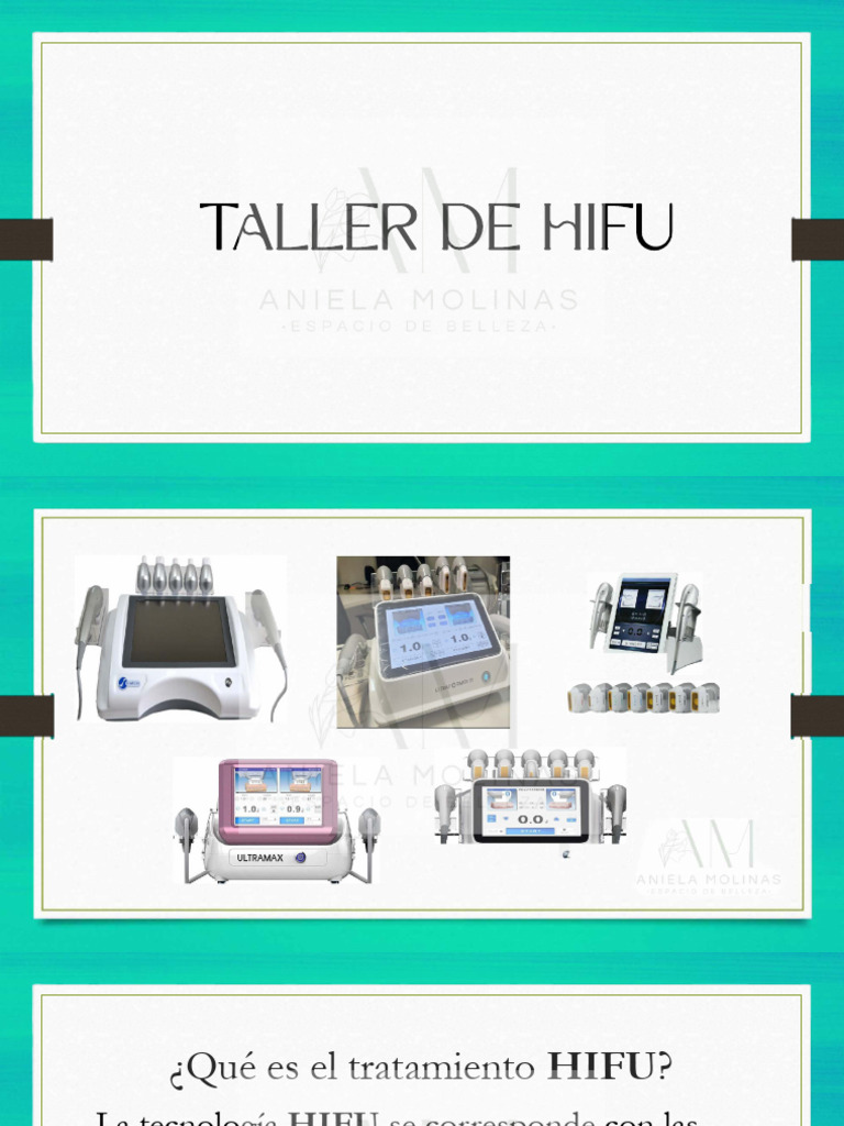 Capacitacion Hifu 7 D - Ultimo | PDF | Hertz | Ultrasonido