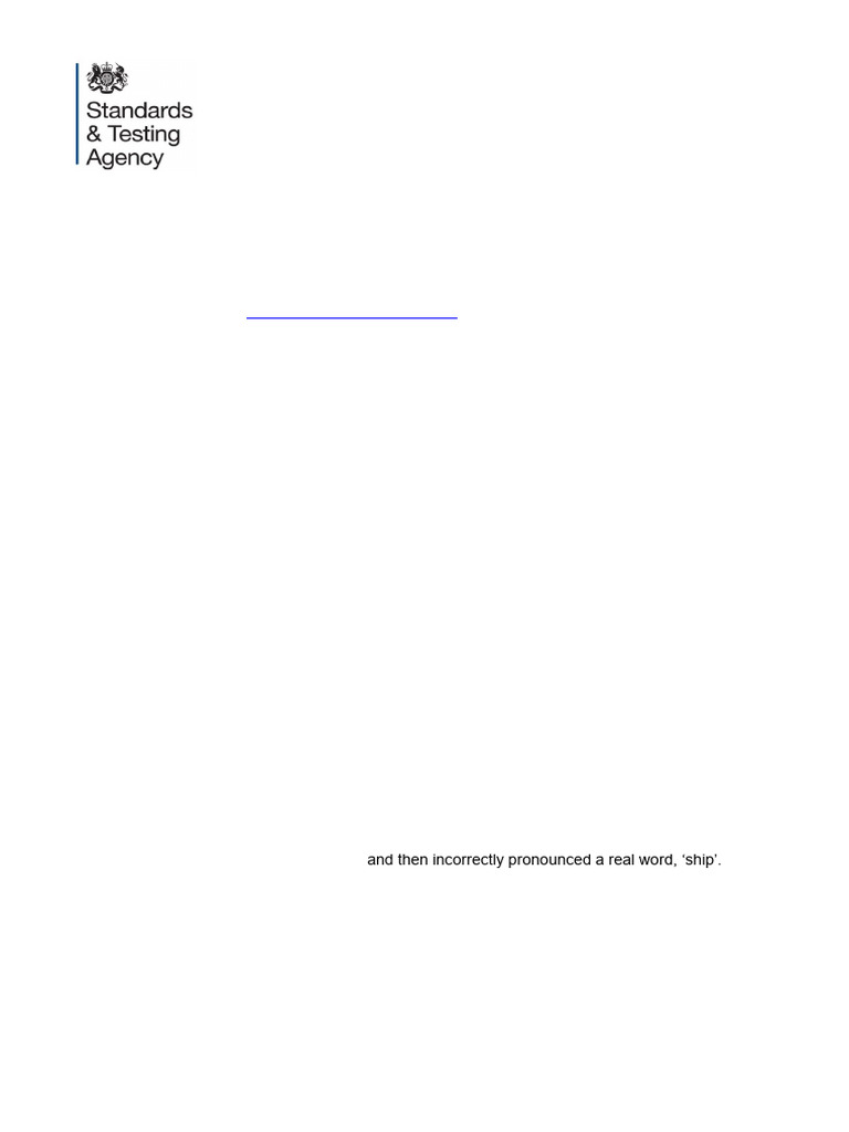 Phonics Screening Check Video Transcript | PDF | Vowel | Stress ...