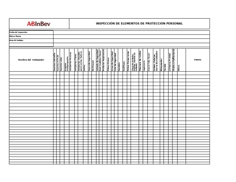 Check List Epp | PDF