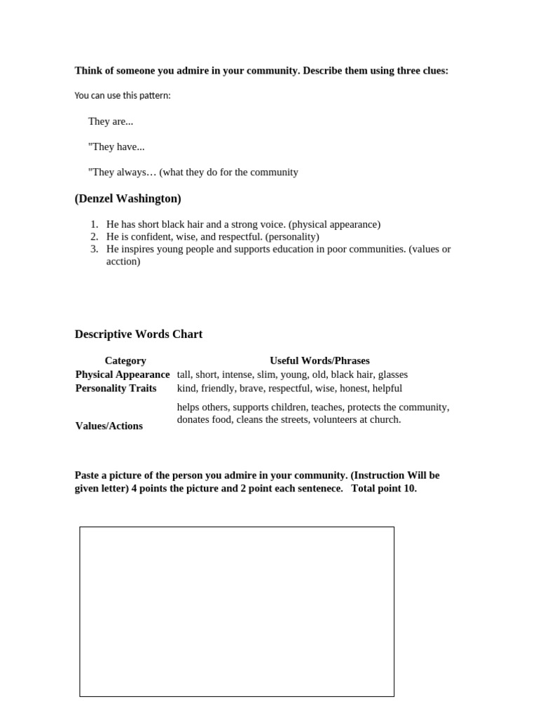 (Denzel Washington) : You Can Use This Pattern | PDF
