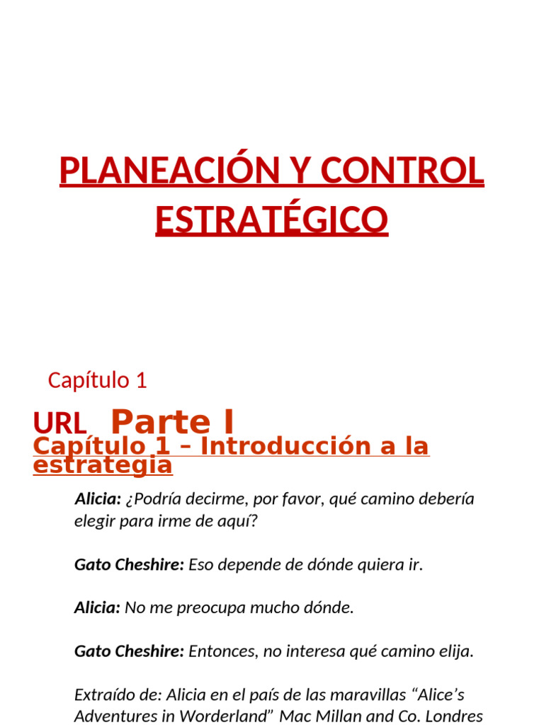 Cap 1 Introduccion A La Estrategica | PDF | Experiencia | Planificación