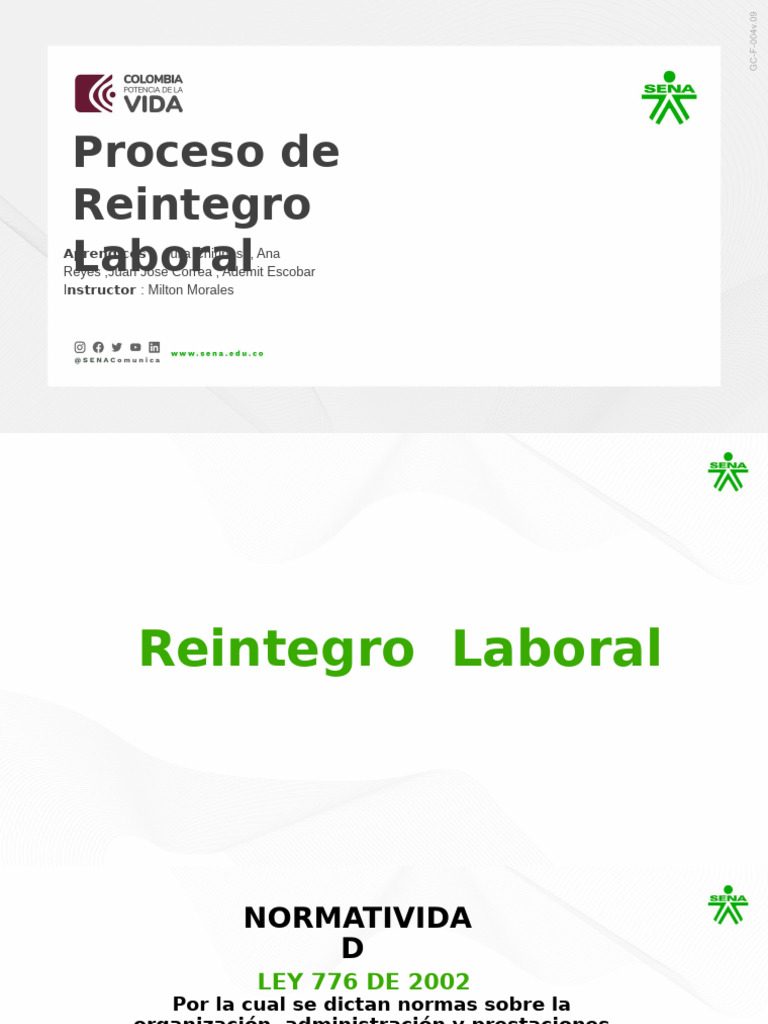 Proceso de Reintegro Laboral _20241101_002429_0000[1] | PDF | Derecho laboral