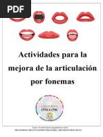 Cuadernillo de Fonemas | PDF