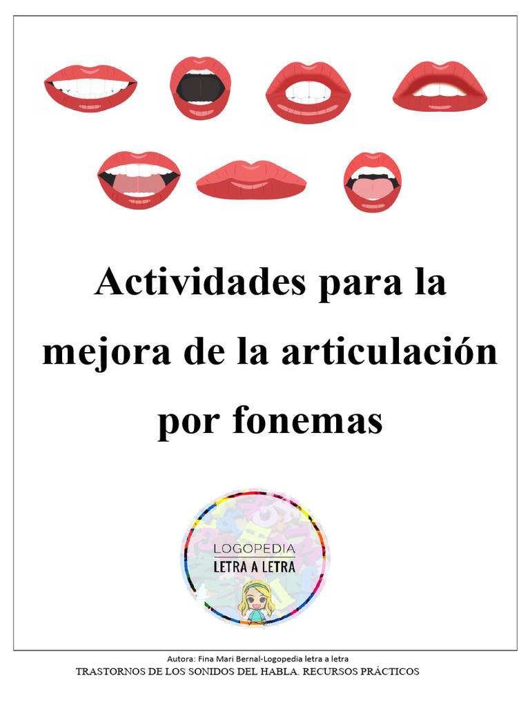 ARTICULACIÃ N DE FONEMAS | PDF | Vocal