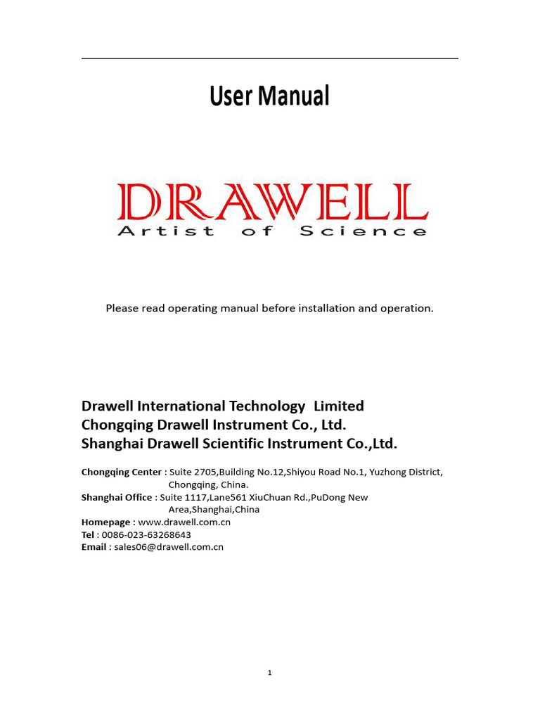Drying Oven User Manual Guide | PDF | Fuse (Electrical) | Power Supply