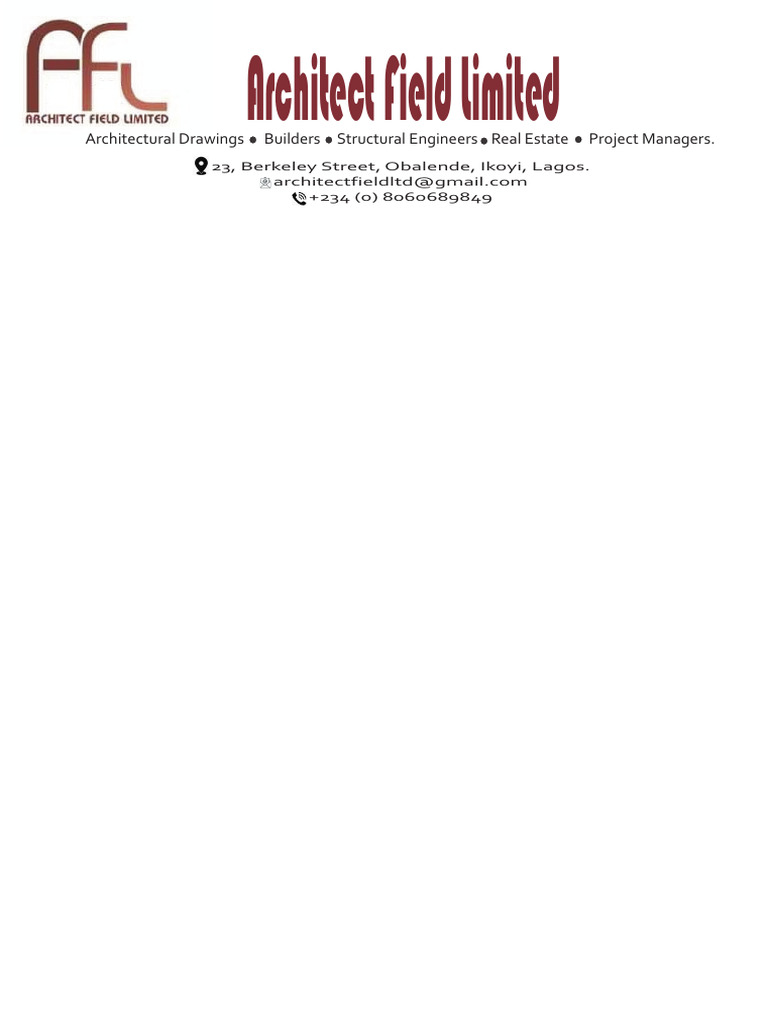 Architect Field LTD 3 | PDF