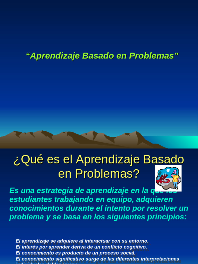 Aprendizaje Basado en Problemas (ABP) | PDF | Aprendizaje | Pensamiento