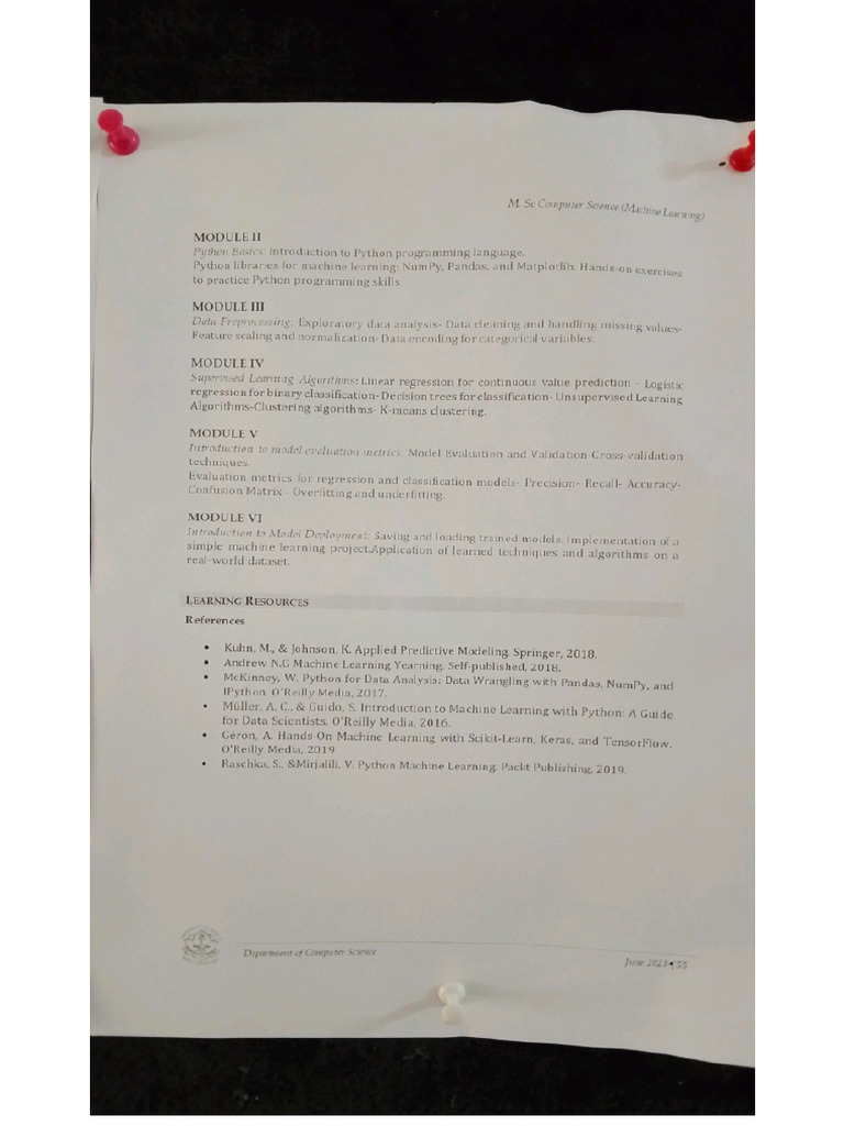 Syllabus Elective | PDF