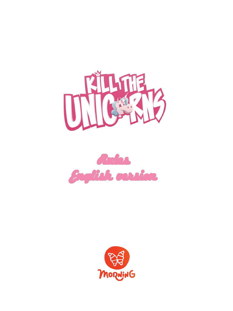 Kill The Unicorns 1 Reglas | PDF | Unicornio | Caza
