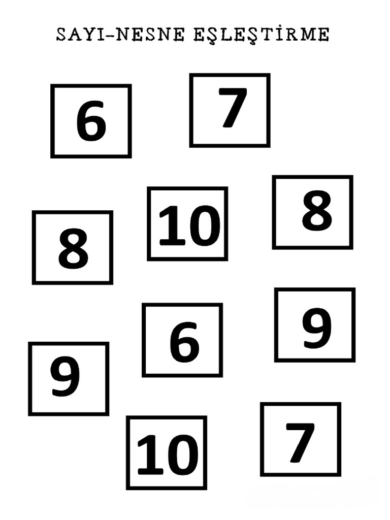 legolarla-sayilari-eslestirme | PDF