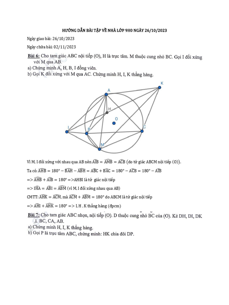 [L9H023] Đáp án BTVN 26.10 | PDF