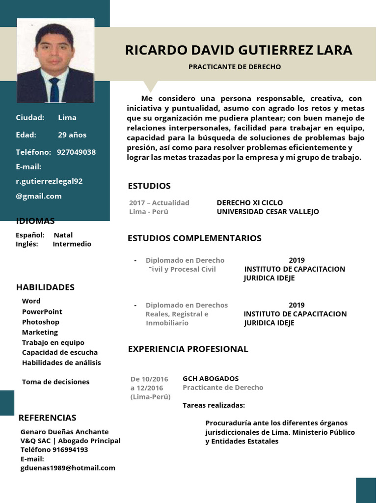 CV 2023 2 | PDF | Justicia | Crimen y violencia