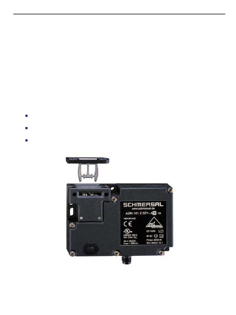 Safeguard Door Safety - Check With Interlocking | PDF