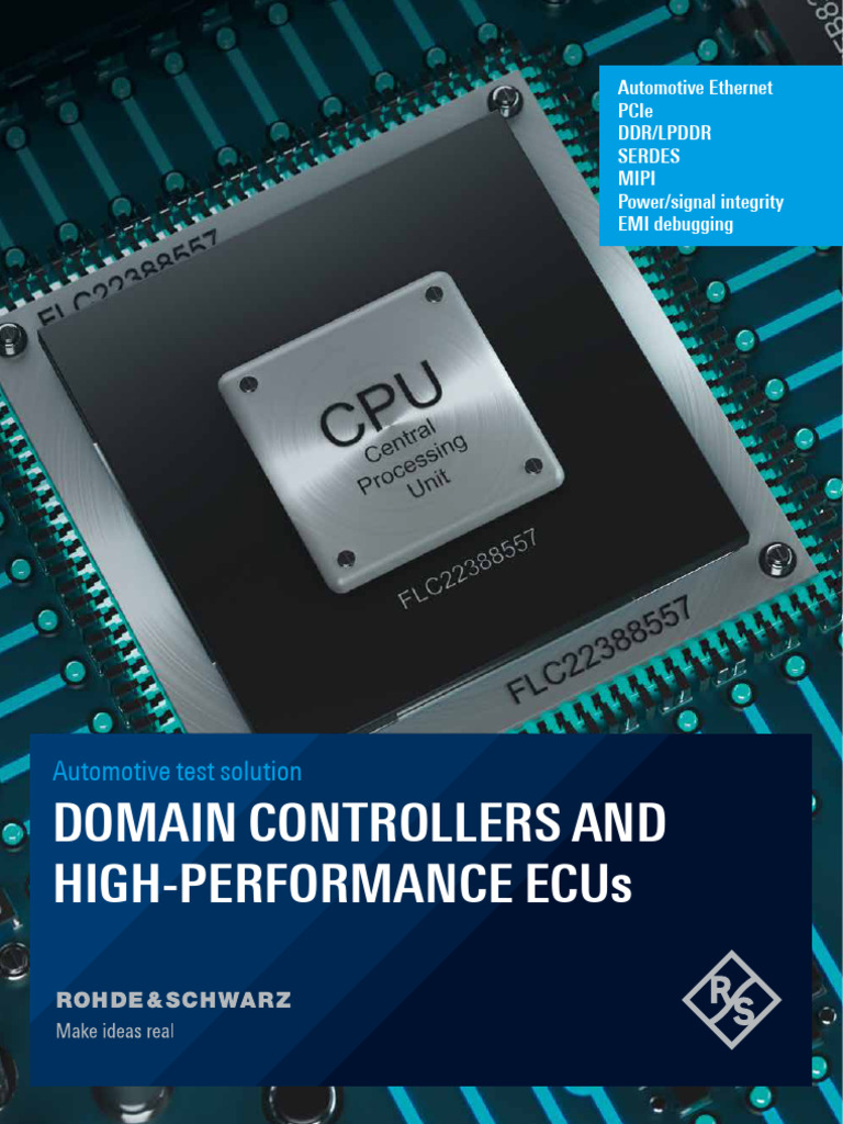 Rohde-Schwarz-Domain-controllers-and-high-performance- | PDF | Computer Engineering | Electronics