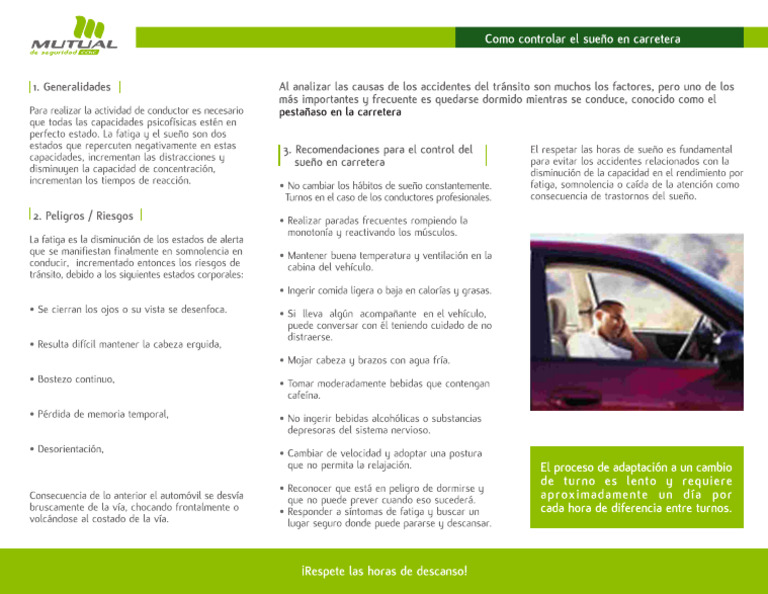 Ficha - Tecnica - Controlar - Sueño en Carretera - Mutual - ADS - Dic ...