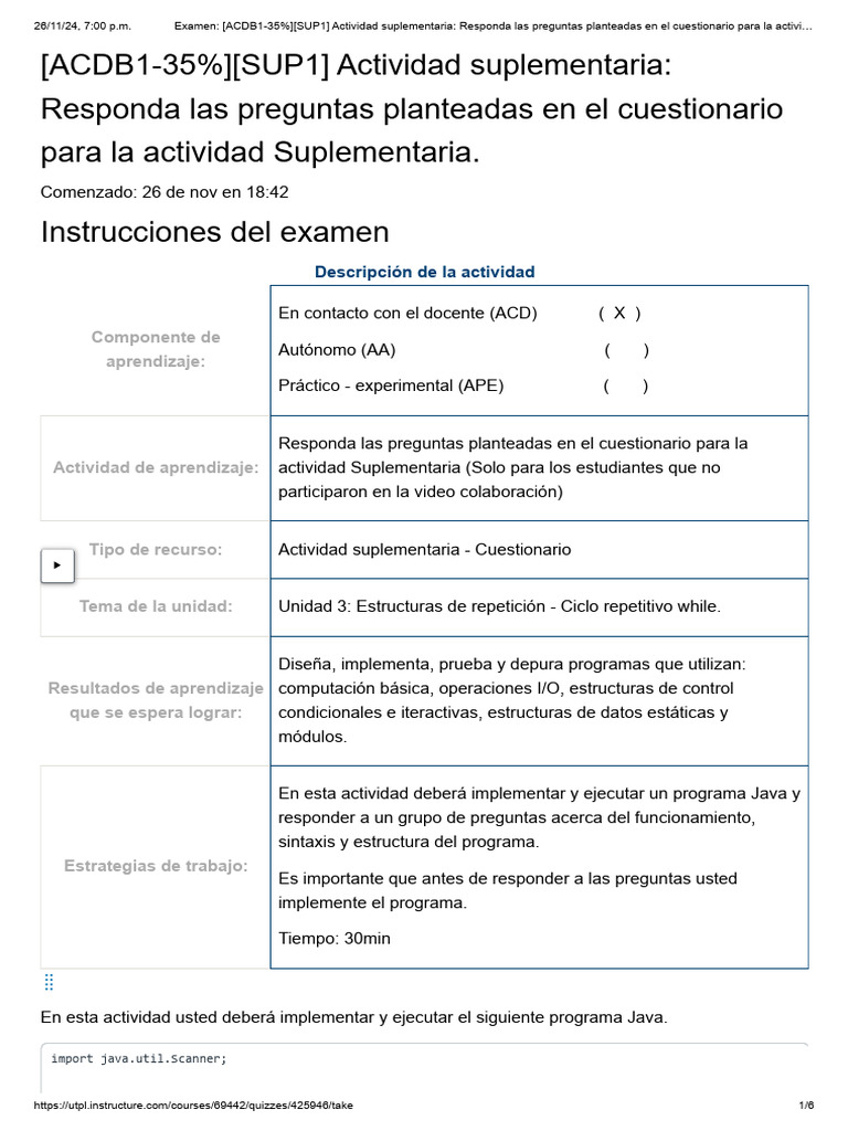 Examen_ [ACDB1-35%][SUP1] Actividad suplementaria_ Responda las preguntas planteadas en el ...