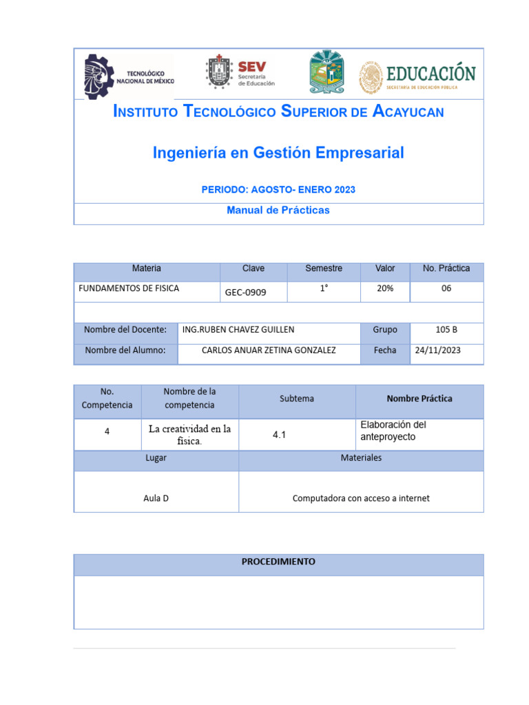 Carlos Zetina u4 Prac6 | PDF