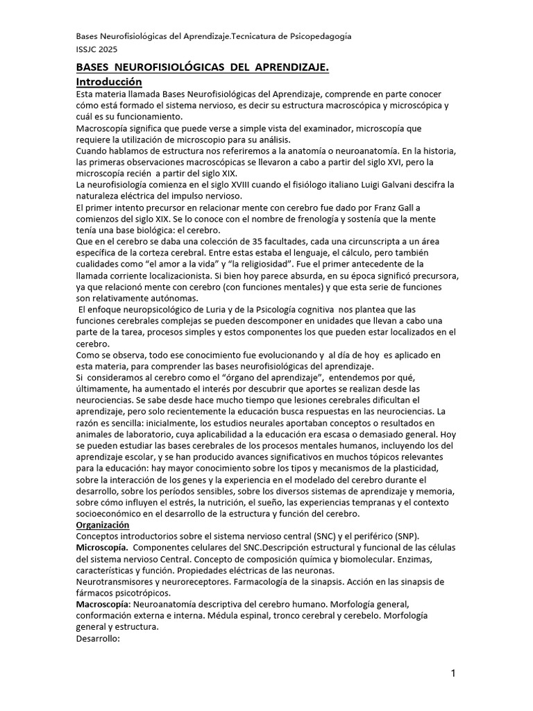 1 Introducci-N | PDF | Neurona | Axon