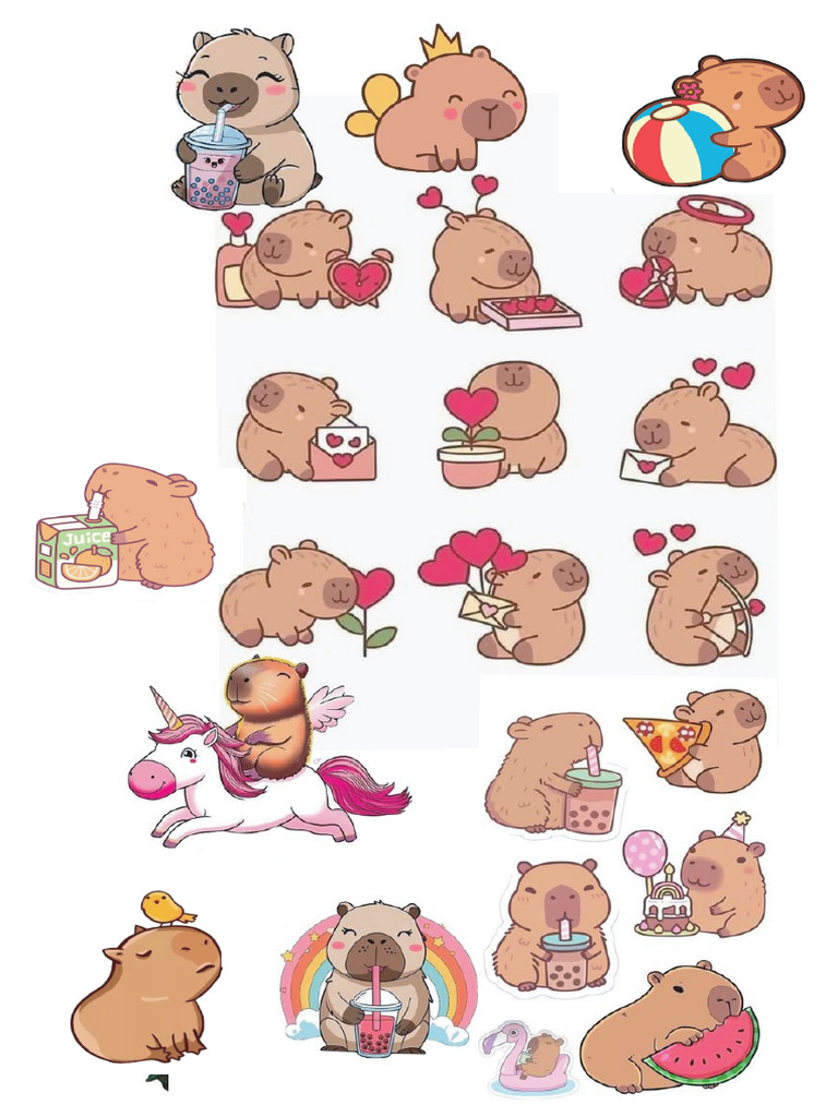 capibara sticker | PDF