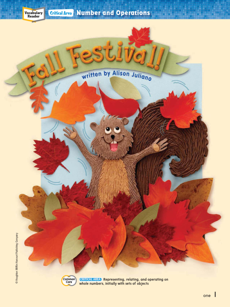 Vocabulary Reader Fall Festival! | PDF