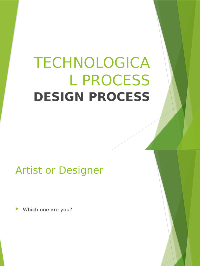 Stages of the Technological Design Process | PDF | Design | Prototype