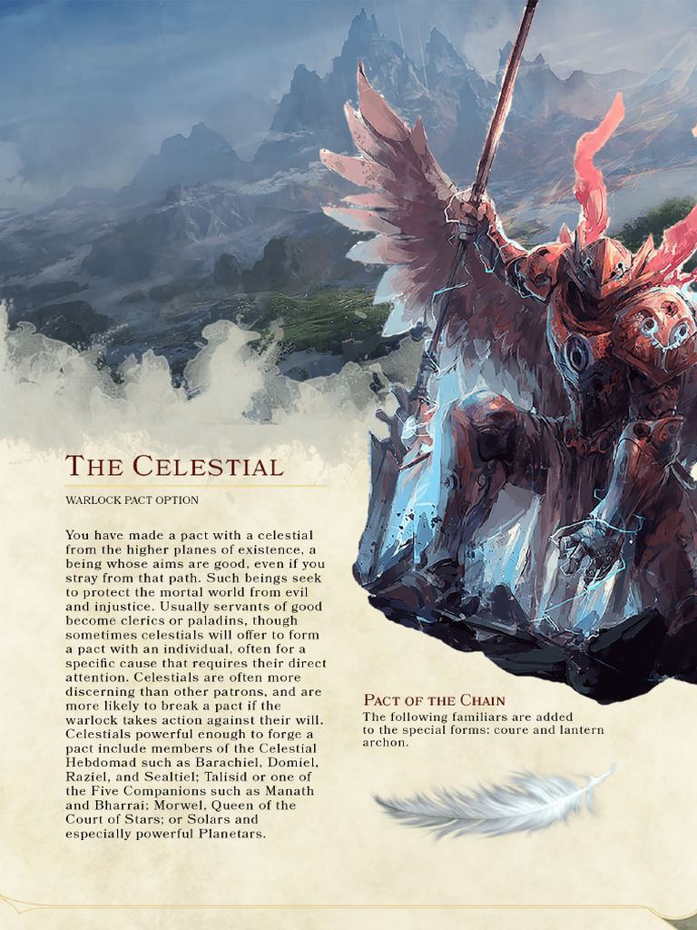 Celestial Warlock Pact | PDF