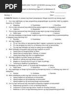 GRADE 1 Q2 WEEK 7 WORKSHEETS - Teacher Mhejz | PDF