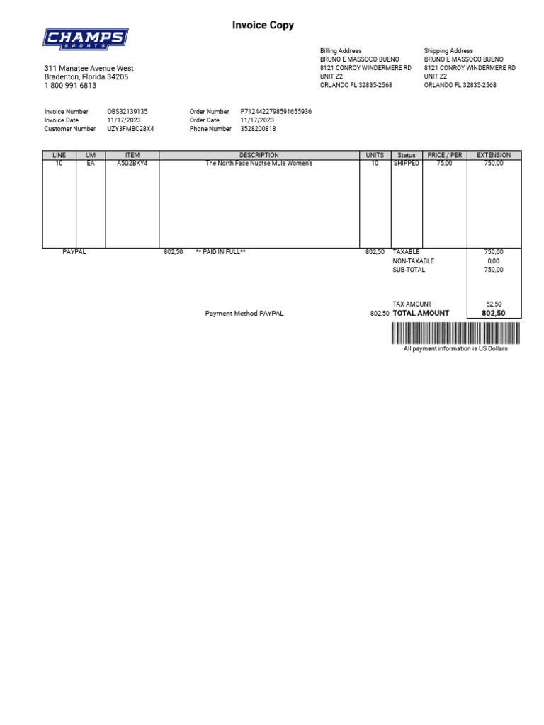 Ace Hardware Invoice Details | PDF