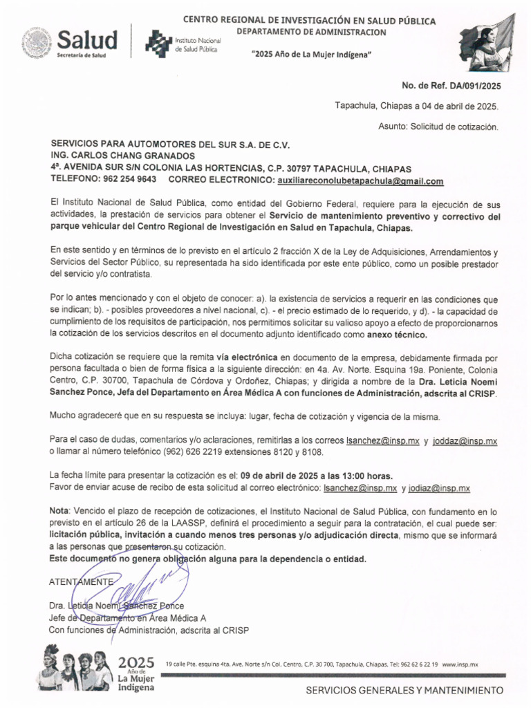 Fo-Con-04 Servicios para Automotores Del Sur, S.A de C.V. | PDF