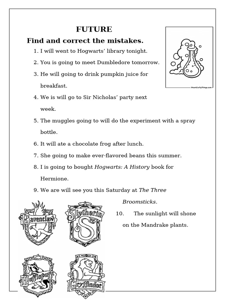 Future Exercises With Harry Potter 149845 | PDF