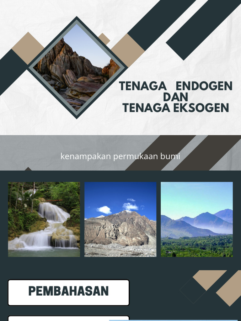 Tenaga Endogen dan Eksogen Bumi | PDF