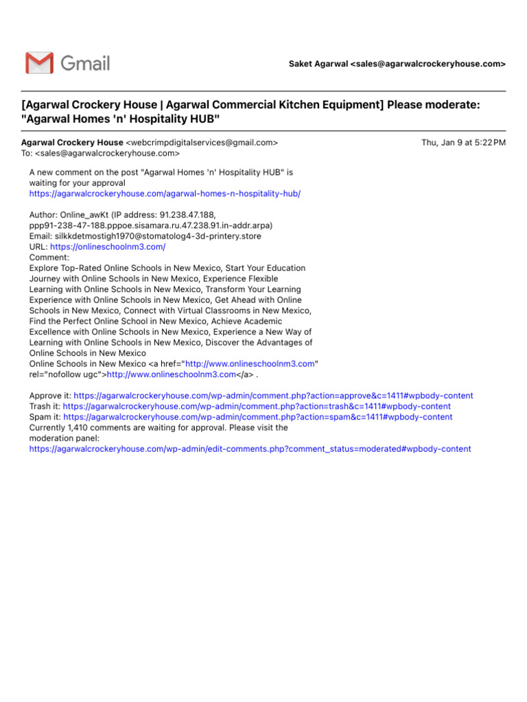 (Agarwal Crockery House Agarwal Commercial Kitchen Equipment) Please Moderate | PDF