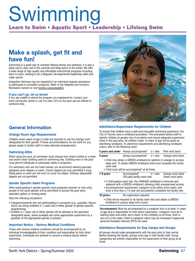 NY_Swim | PDF | Swimming | First Aid