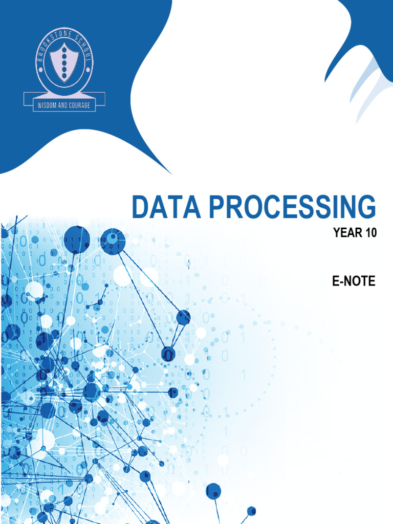 Year 10 Data Processing Overview | PDF | Computer Data Storage ...