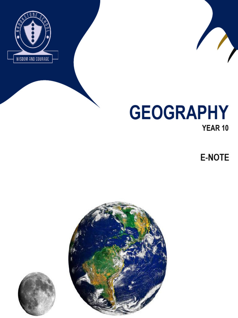 Geography e Notes Year 10 | PDF | Rock (Geology) | Planets