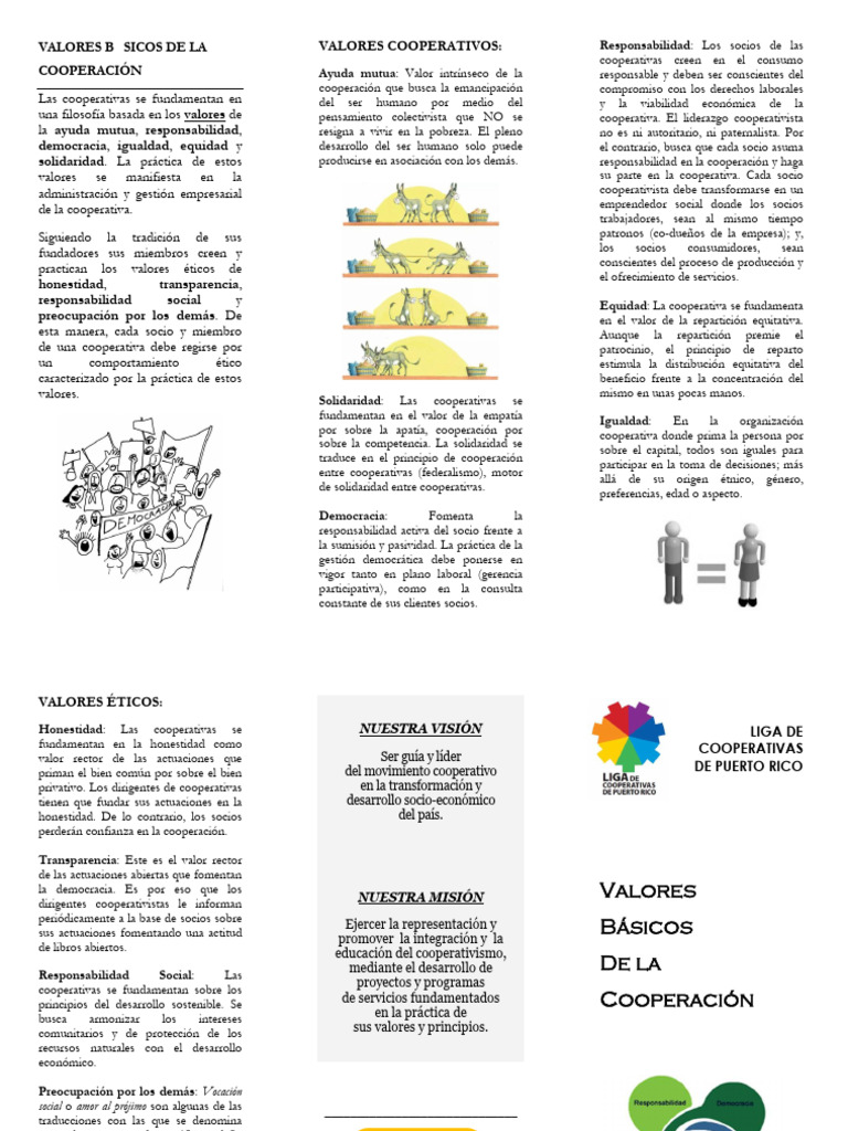 Valores Basicos de La CooperacionRev2016 | PDF | Cooperativa | Democracia