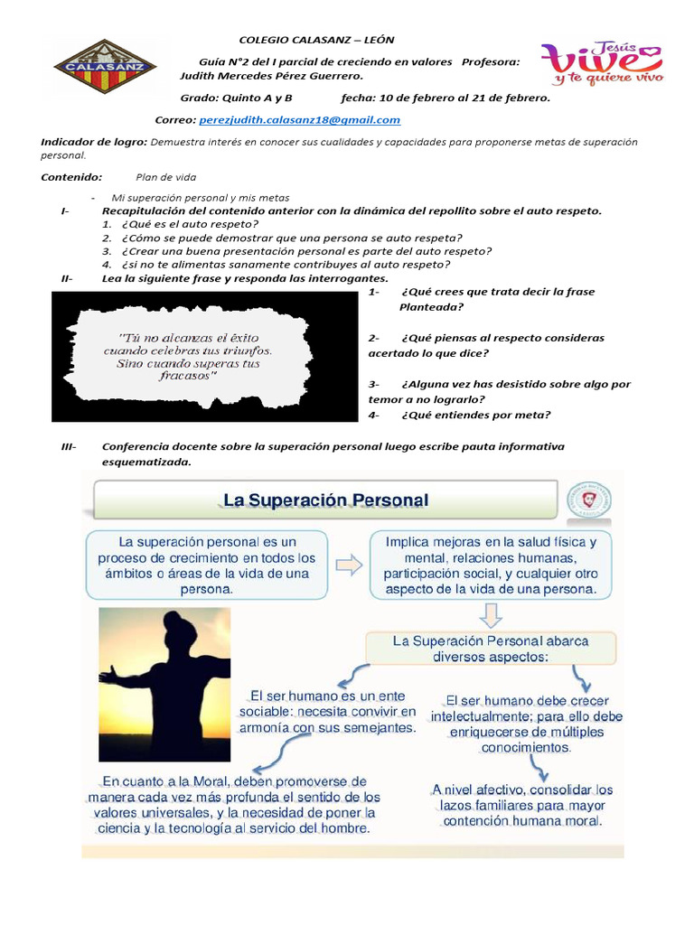 Guía de Superación Personal y Metas | PDF | Cognición | Aprendizaje