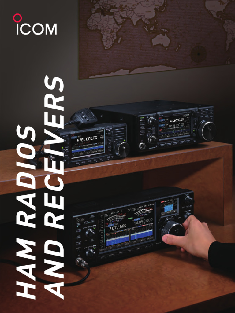 Icom Ham 2025 | PDF | High Frequency | Radio Spectrum