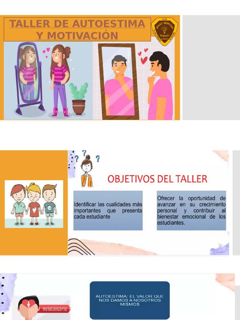 TALLER DE AUTOESTIMA Y MOTIVACIÓN DECUBRIENDO PENSAMIENTOS ERRONESO (1 ...