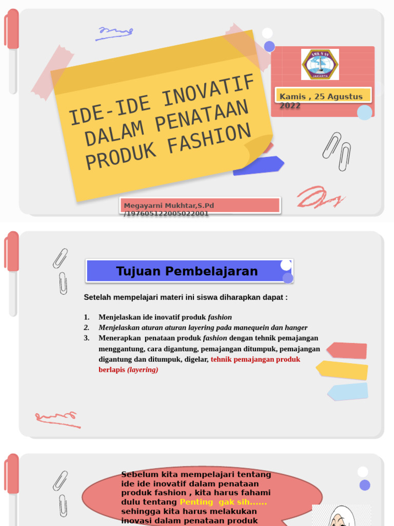 Ide Inovasi Pada Produk Fashion | PDF