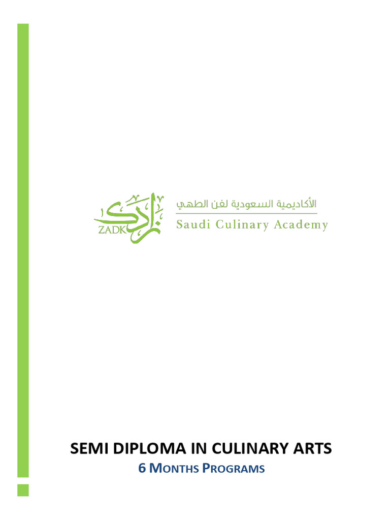 Semi Diploma 6 Months Programs | PDF | Desserts | Cakes