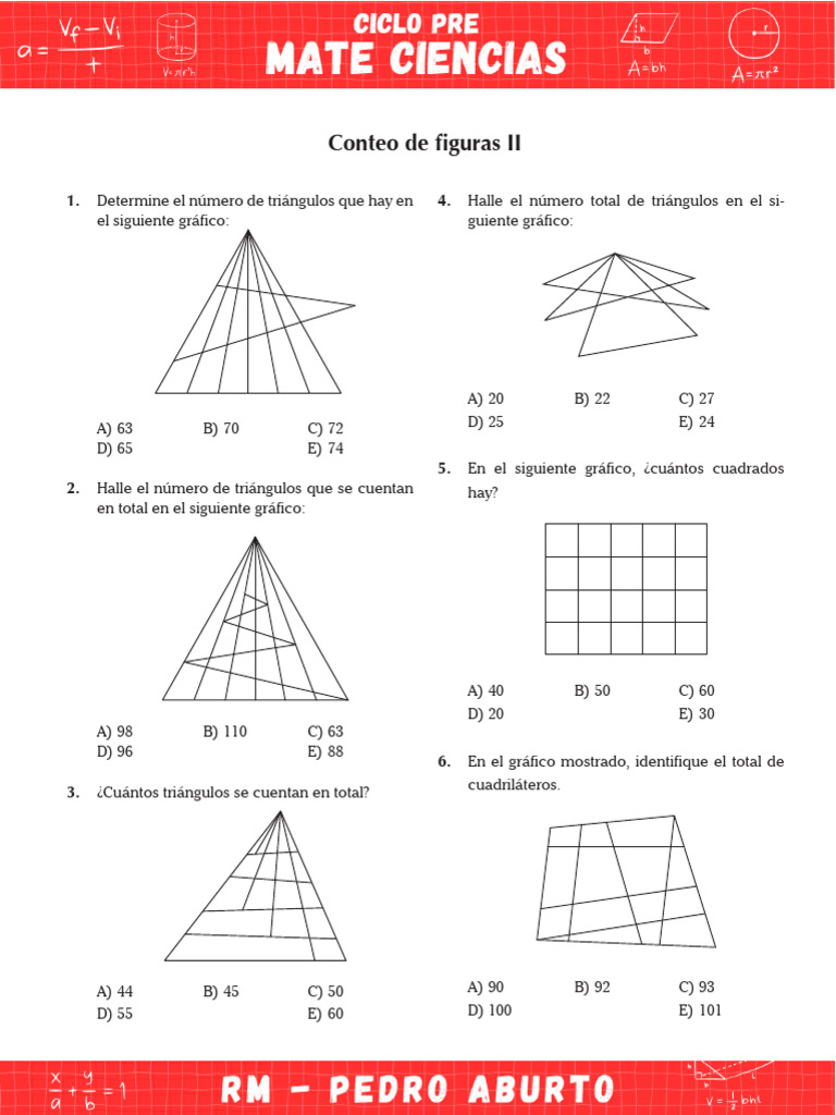 Semana 13 Conteo de Figuras II | PDF