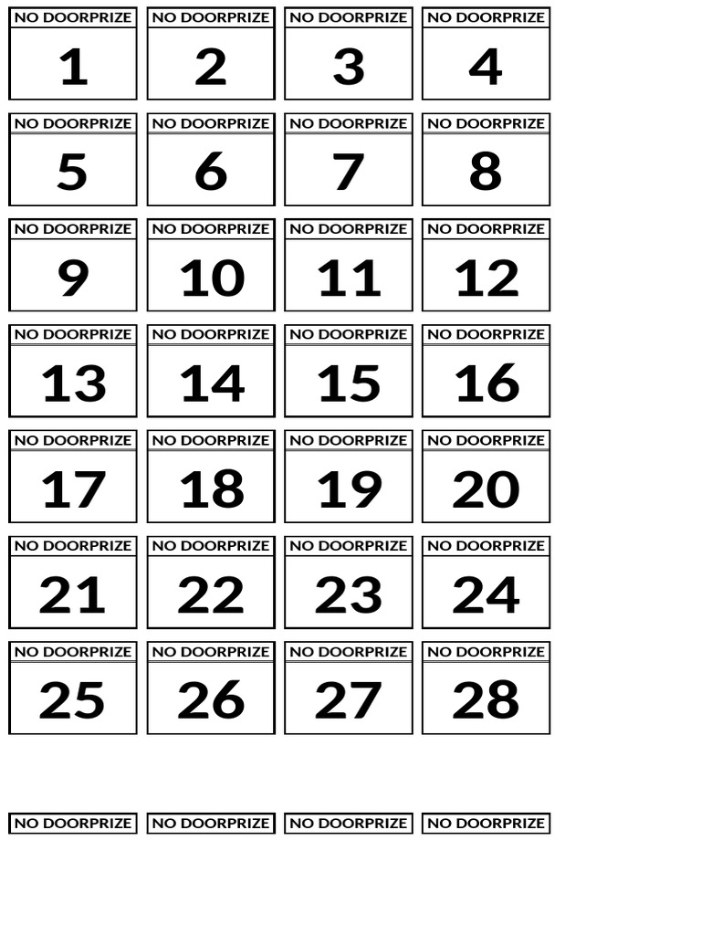 Nomor Doorprize | PDF