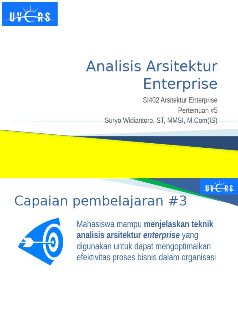 Pert-7-Analisis-Arsitektur-Enterprise | PDF