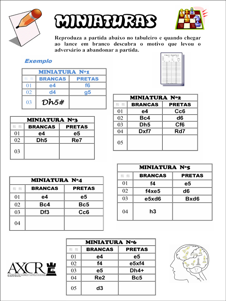 Exercício Miniaturas 2-1 | PDF