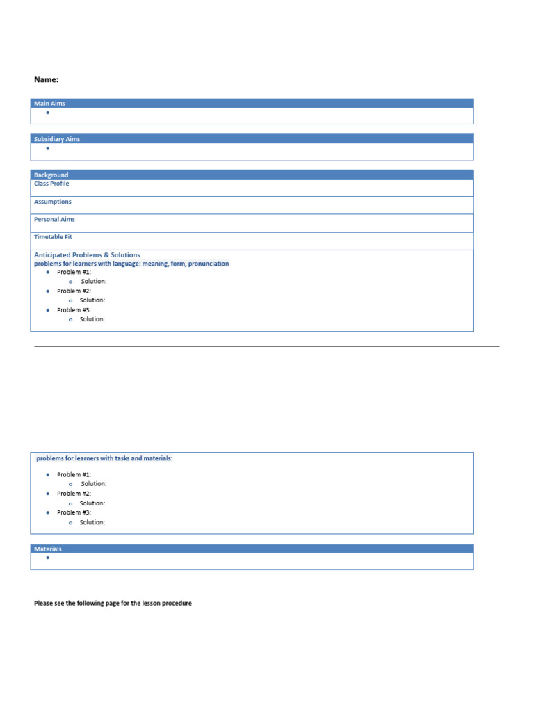 Mahmoud Salem - Copy of Lesson Plan | PDF