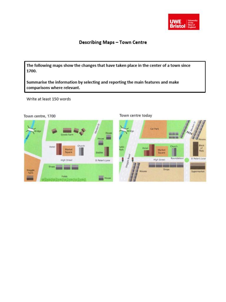02 Describing Maps - Town Centre | PDF