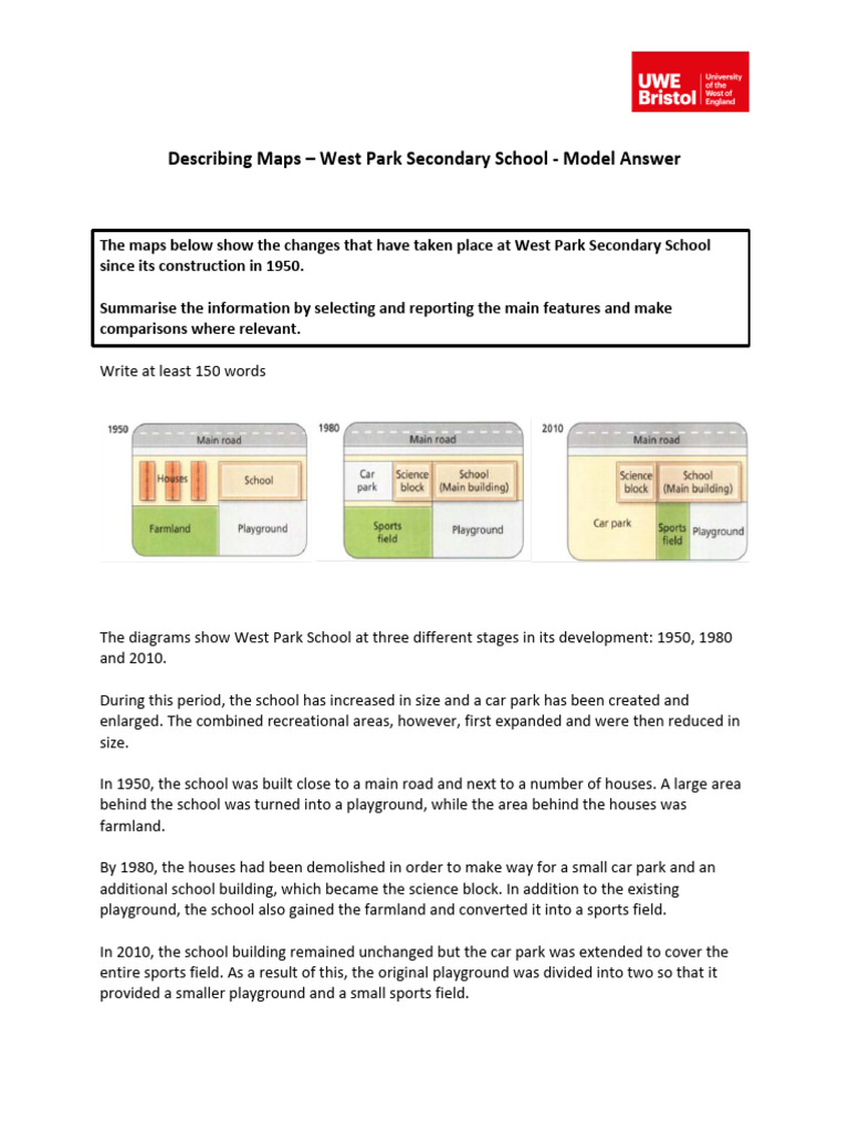 02 West Park Secondary School - Model Answer | PDF